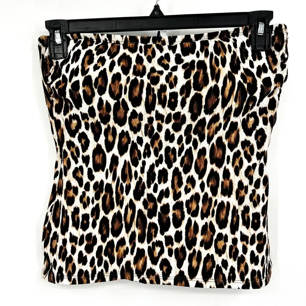 Tommy Bahama | Swim | Tommy Bahama Leopard Print Bandeau Tankini Top ...